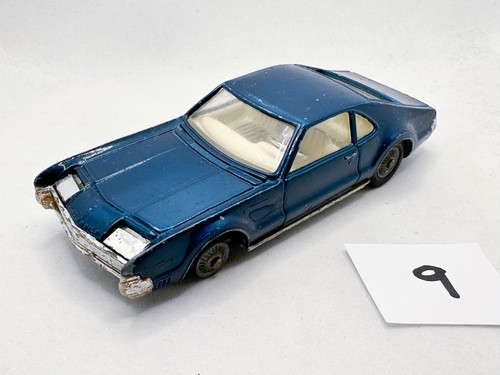 CORGI TOYS # 264 OLDSMOBILE TORONADO DIECAST MODEL CAR METALLIC BLUE ...