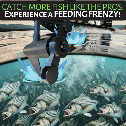 Prop Splash, Trolling Motor Splasher Fish Attractor Boat Mod Striper ...