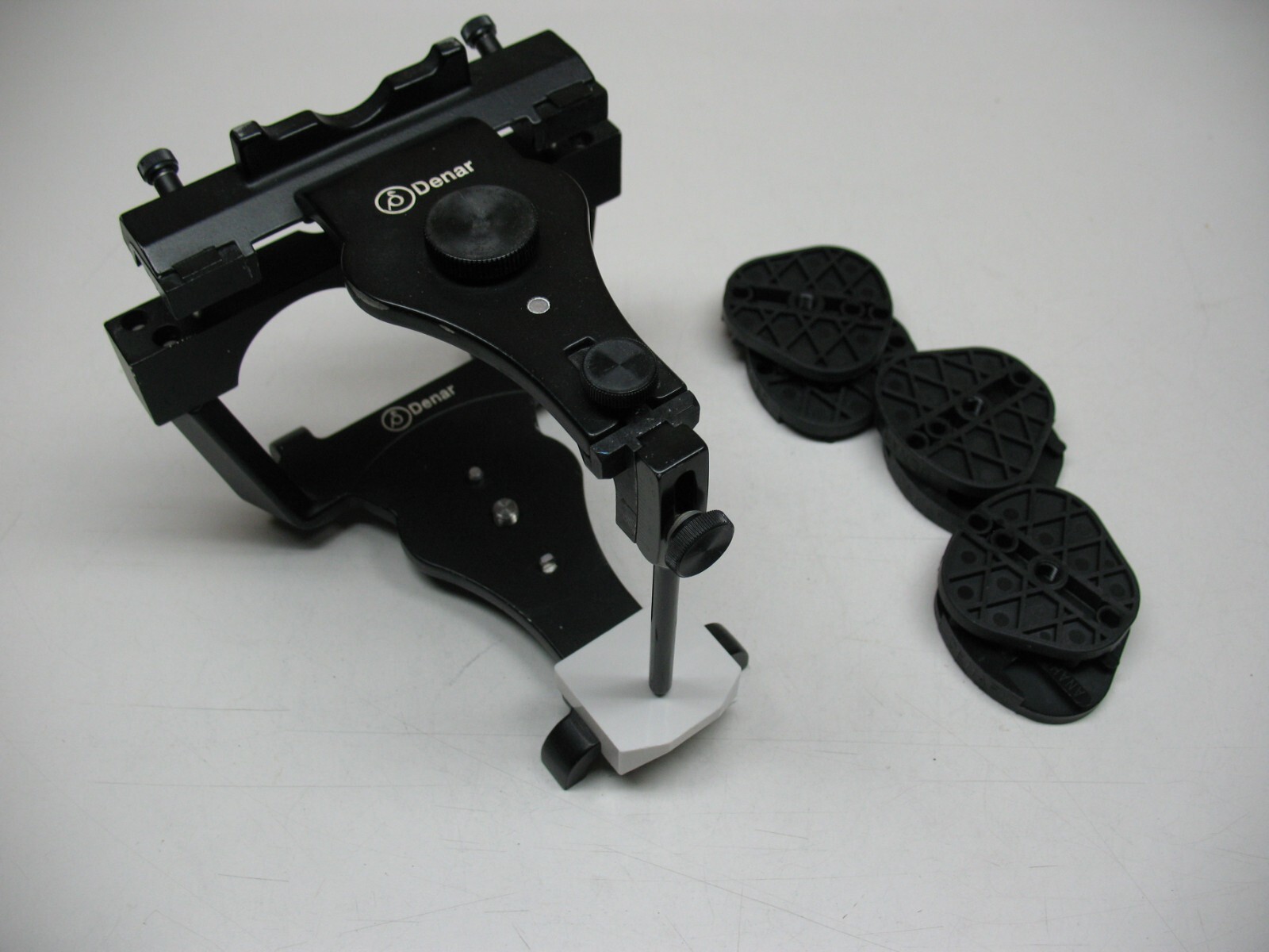 DENAR COMBI DENTAL ARTICULATOR & 6 NEW MOUNTING PLATES LAB WAX CROWN ...