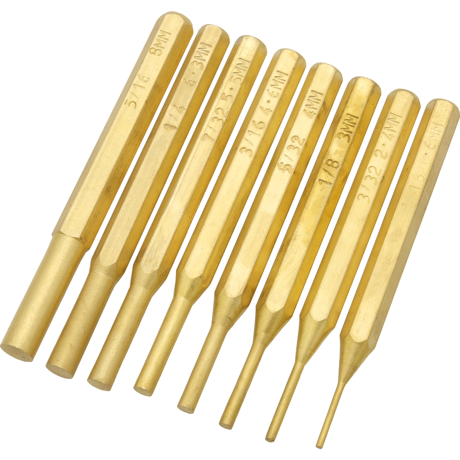 Jeweler’s Tool 8pc Brass Pin Punch Set | eBay