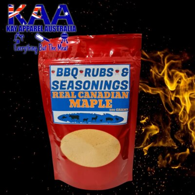 BBQ Rub Canadian Maple BBQ Rubs Glaze 200g, Smoking American BBQ, Hark ...