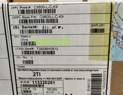 Brand New Cisco Catalyst 9800-L Copper Uplink Wireless Controller C9800 ...