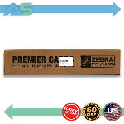 Zebra Card Printer Solutions 500 Premier PVC 30 MIL Blank ID Cards ...