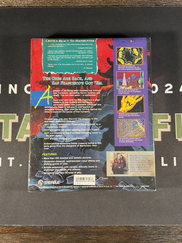 Manhunter 2 Sierra MS-DOS 3.5"/5.25" Disks Factory Sealed Near Mint | eBay
