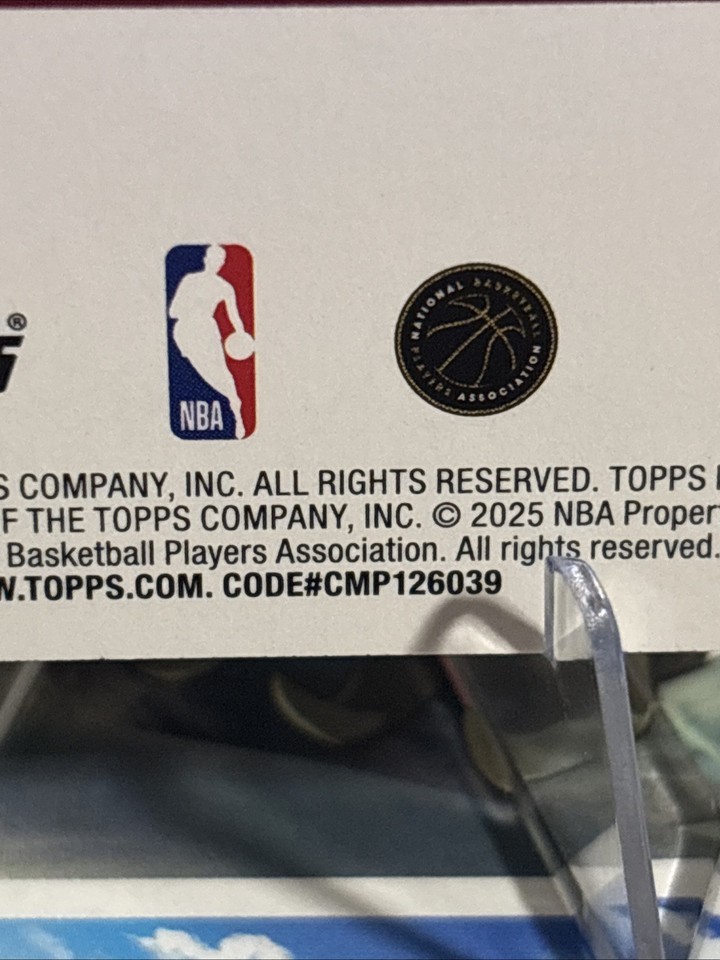 2025-26 TOPPS Basketball Holiday Donovan Mitchell Snow Variation #SSV ...