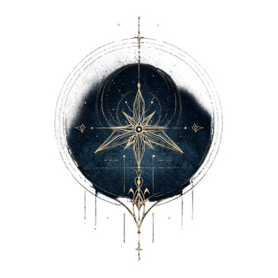 Falling Star Sigil Vinyl Car Decal Sticker – Waterproof & UV-Resistant ...