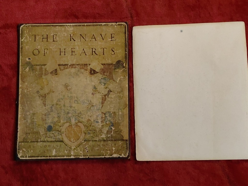 1st Edition 1925 The Knave of Hearts ~ MAXFIELD PARRISH Inside Front ...