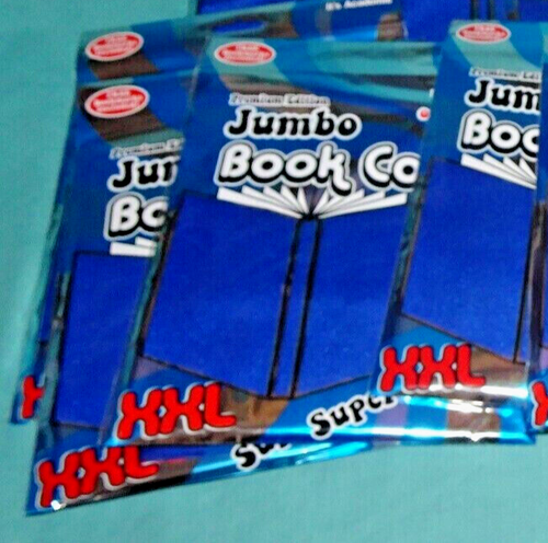 It's Academic Jumbo Book Cover XXL Super Stretch 10 x 15 Lot of 3 Blue ...