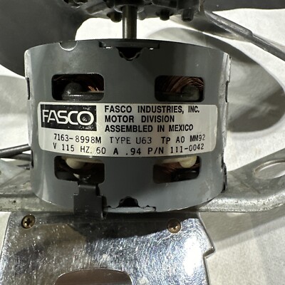 Motors - Fasco Type U63
