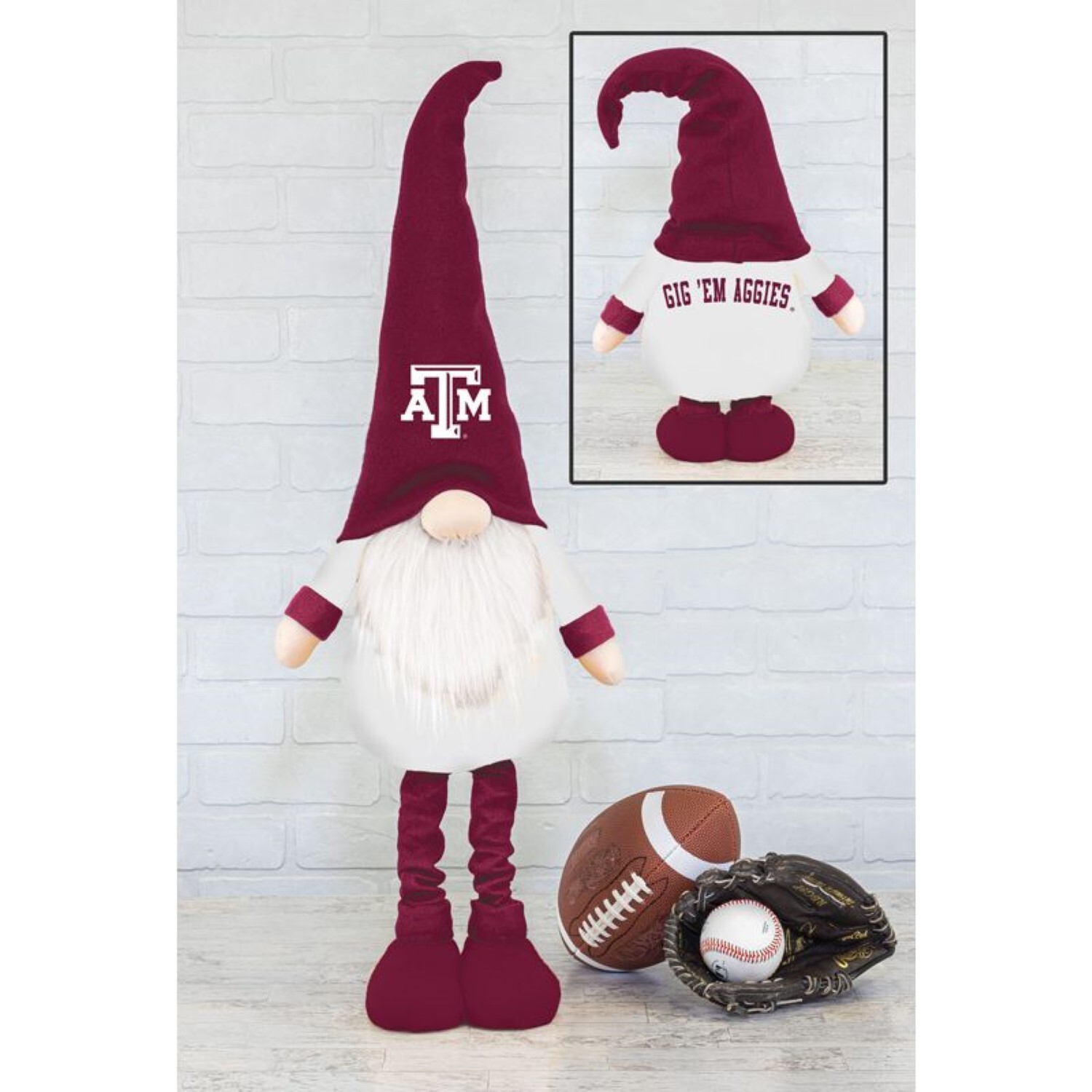 Hanna?s Handiworks Texas A&M Gnome Fan Stretch Leg | eBay