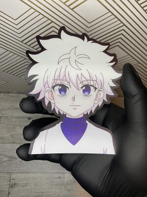 Hunter X Hunter Killua Zoldyck 3D Lenticular Motion Car Sticker Decal ...