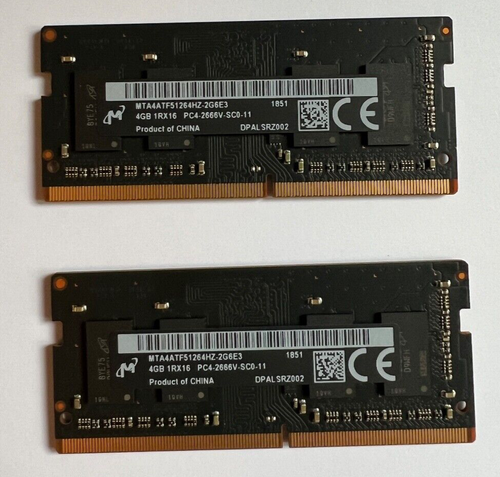 Apple RAM Memory Module(s) 8GB DDR4 2666MHz SO-DIMMS (2x4GB) for iMac ...