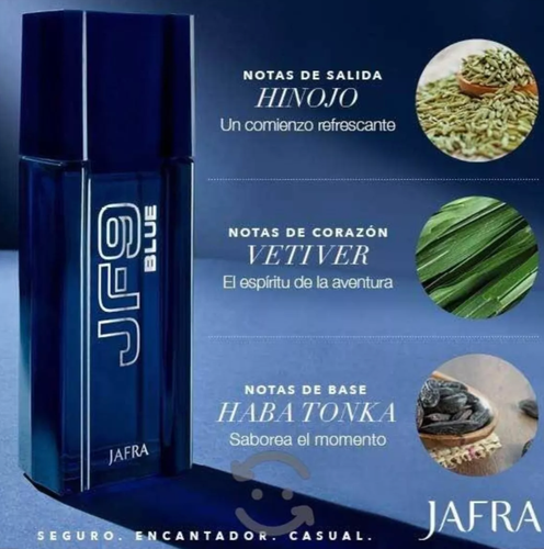 Jafra JF9 Blue Perfume de Hombre Aromatica Acuatica Travel Size .51 fl ...