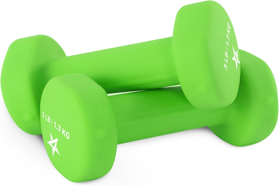 Yes4All Neoprene Coated Dumbbell Hand Weight Sets of 2 - Multiple ...