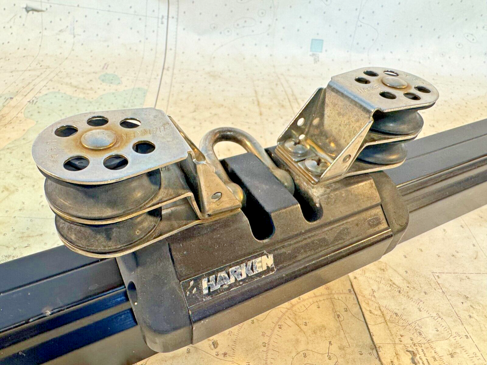 Harken Complete 32MM Hi-Beam Traveler Car System, 49" Overall | eBay