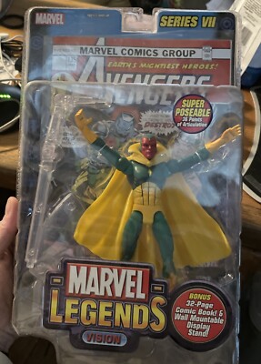 Marvel Legends Series 7 VII Vision Action Figure Toy Biz 2004 NEW MOC ...