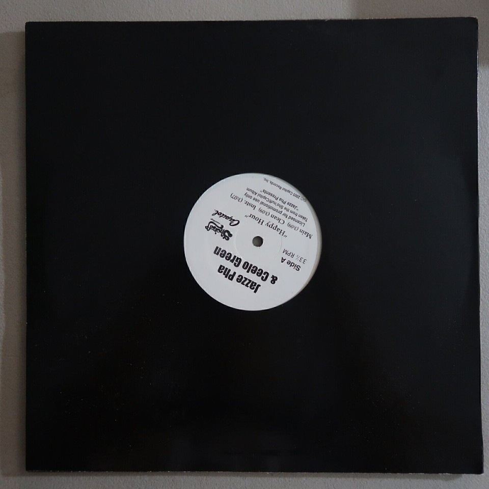 JAZZE PHA & CEELO GREEN HAPPY HOUR / MAN OF THE HOUR 12" VINYL PROMO ...