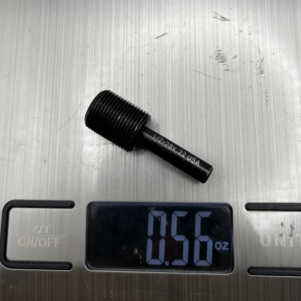 Thread Die Starter Hex socket 1/2-28 RH for .22 - .223 Thread alignment ...