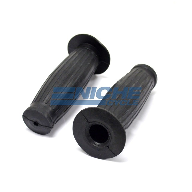 Emgo - 42-28700 - Cruiser Cushion Grips for 7/8in. Bar, Solid Black for ...