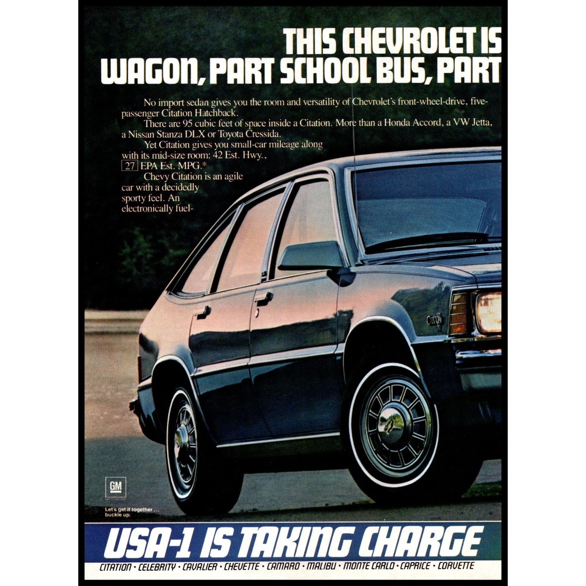 Chevy Citation Wagon 1980 Chevrolet Citation X 11