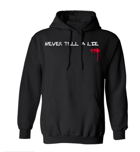 Juice WRLD Official Merch “Never Tell A Lie” Hoodie | eBay
