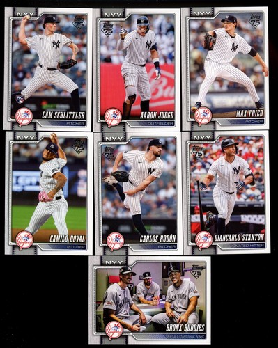 2026 Topps SERIES 1 NEW YORK YANKEES TEAM SET JUDGE 15 CARDS SET | eBay