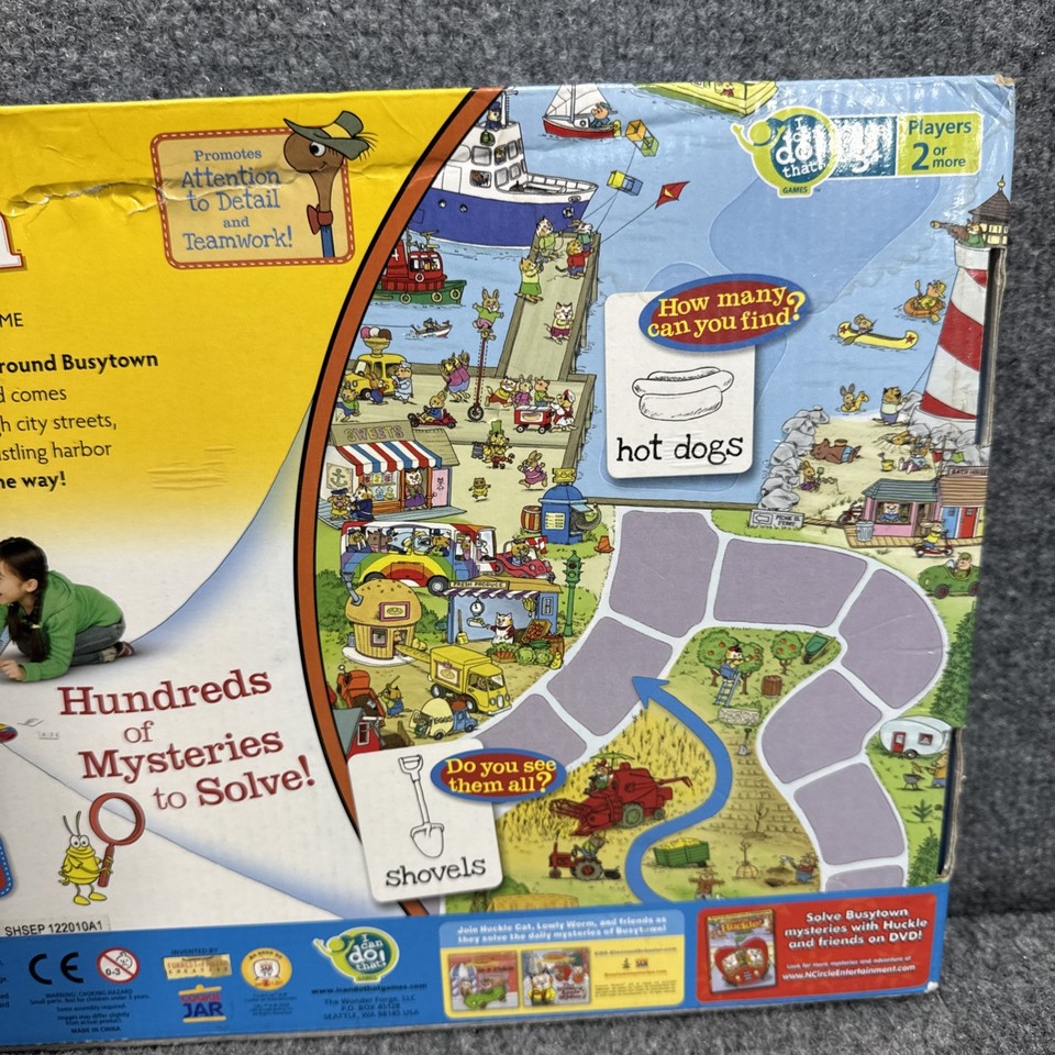 Richard Scarry's Busytown Eye Found It Game COMPLETE Ravensburger 2017 ...