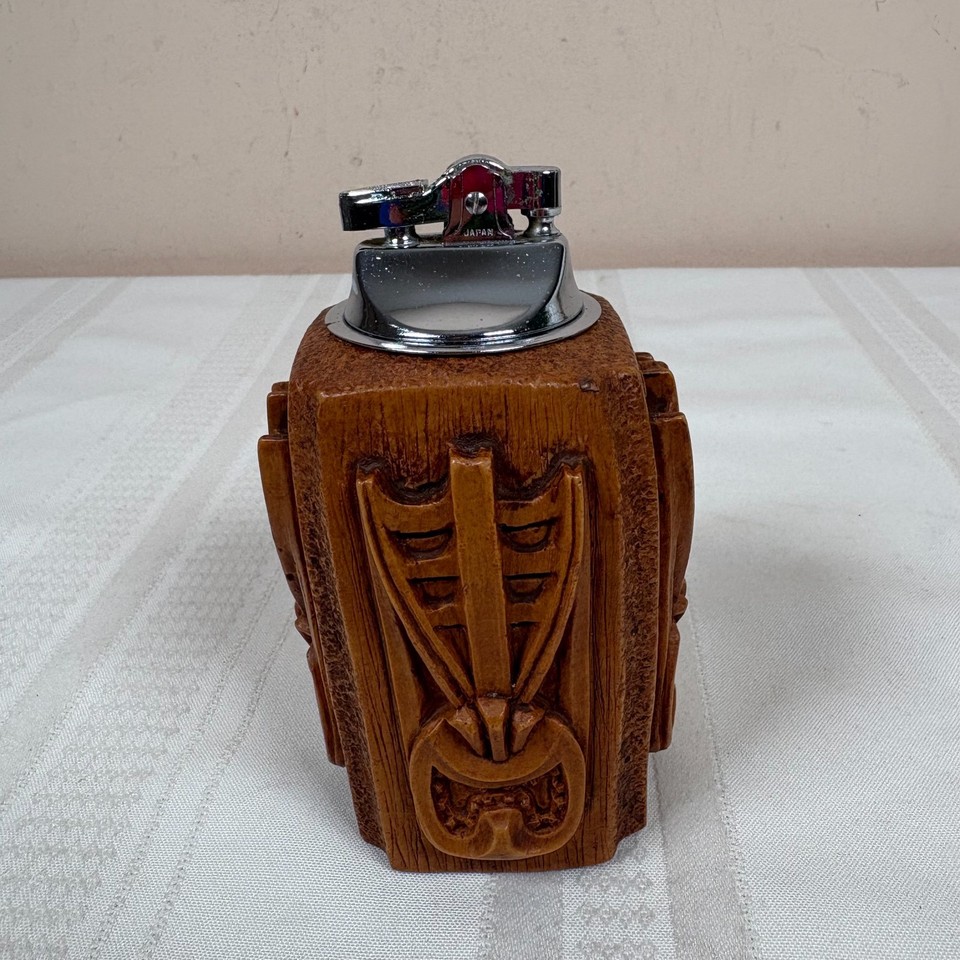 Coco Joes Hapa Wood Hawaii Tiki Lighter Vintage | eBay