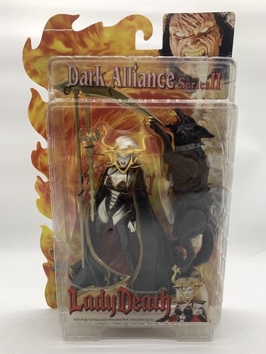 Dark Alliance Series II Lady Death & Wolf Action Figure Chaos Comics 7 ...