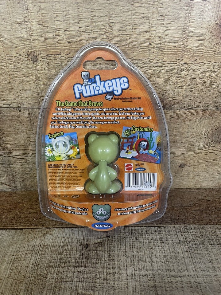 UB Funkeys BOGGLE Green Figure Rare by Mattel Radica BRAND NEW SEALED ...