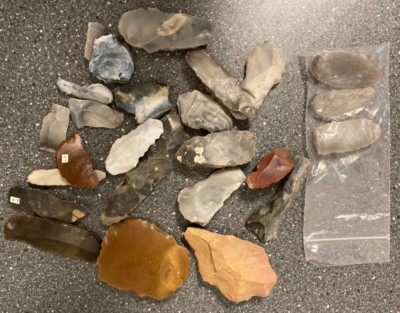 Neolithic & Paleolithic - Scraper Danish Stone Age Mesolithic Flint