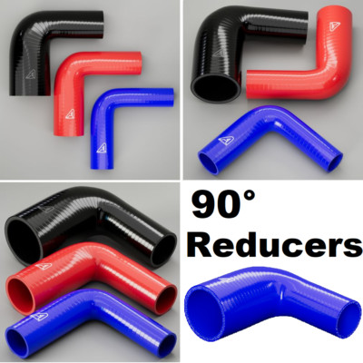 90 Degree Elbow Reducing Silicone Hose Reduction Pipe Tube Reducer Step ...