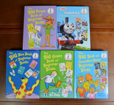 Lot of 5 HB Dr. Seuss Big Book of Beginner Books - Berenstain Bears ...