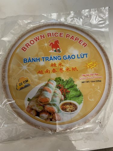 Spring Roll Rice Paper Wrappers/ Pandan/ Tumeric/Chilli - Banh Trang ...