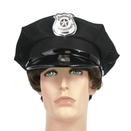 Adult Police Officer Beat Cop Chauffeur Metal Badge Costume Accessory ...