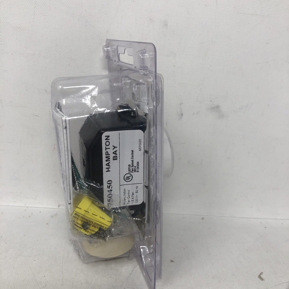 Hampton Bay Fan Control 750 450 Rotary Action Fan Knob Quiet 3 Speed | eBay