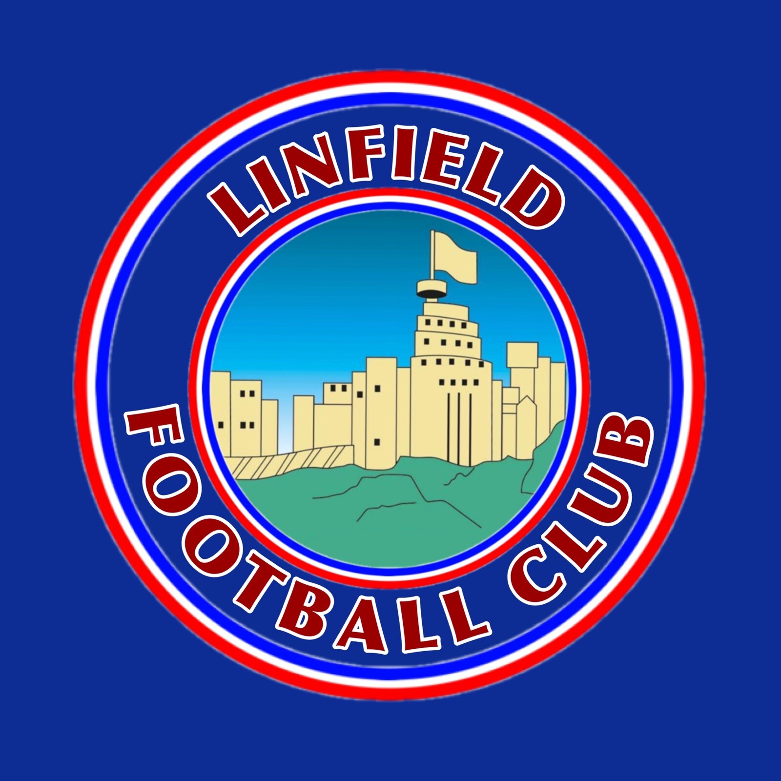 rangers fc Ulster Northern Ireland LINFIELD fc Chelsea badges Queen’s ...