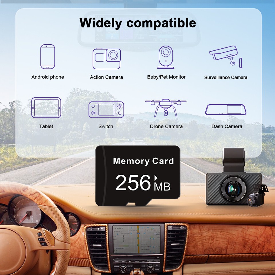 Micro SD Card 256MB Lot pack | Class 4 | Universal | Less than 1GB ...