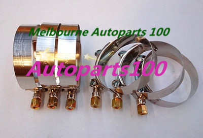 6 x 3 Inch/76mm Inside Dimension Steel T-Bolt Silicone Hose Clamp (79 ...