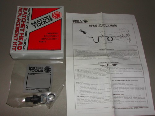 NEW MATCO TOOLS MT 1830-RHK 3/8" DRIVE AIR RATCHET REPAIR KIT | eBay