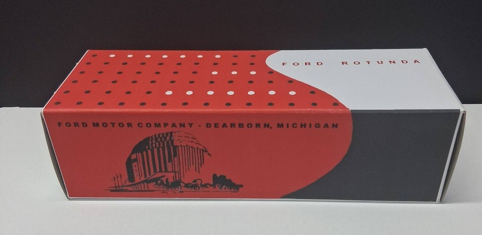 New 1956 Continental Ford Rotunda Promo Model REPLICA BOX ONLY..NO CAR ...