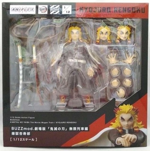 Aniplex Demon Slayer Buzzmod. Rengoku Kyojuro 1/12 Action Figure | eBay