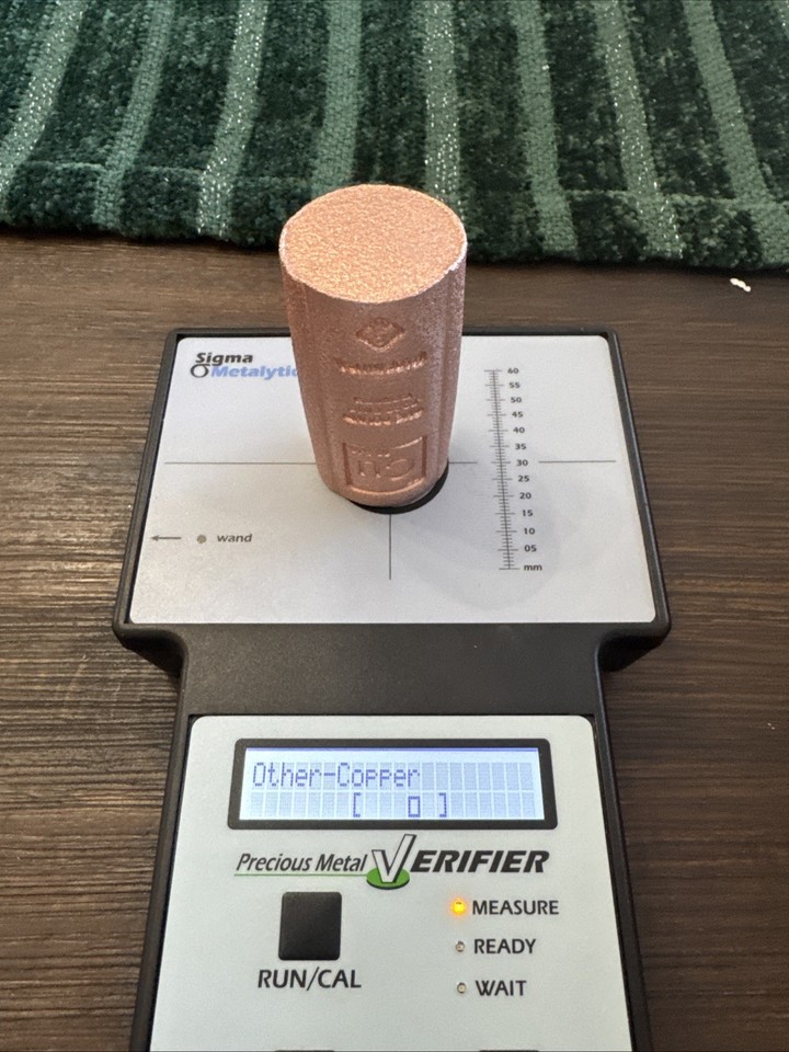 1 Pound .999 99.9% Fine Copper Bar - Elemental Design - Sigma Verified ...