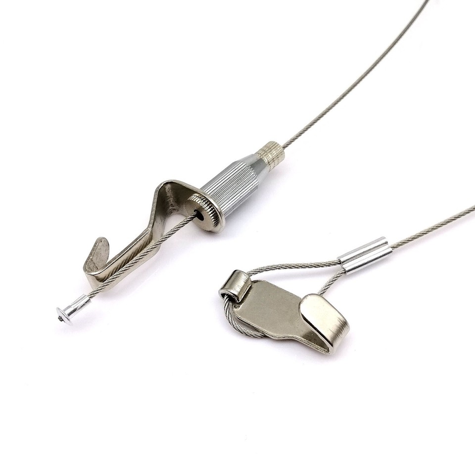 Adjustable Picture Photo Frame Painting Light Rail Ceiling Hook Hanger ...