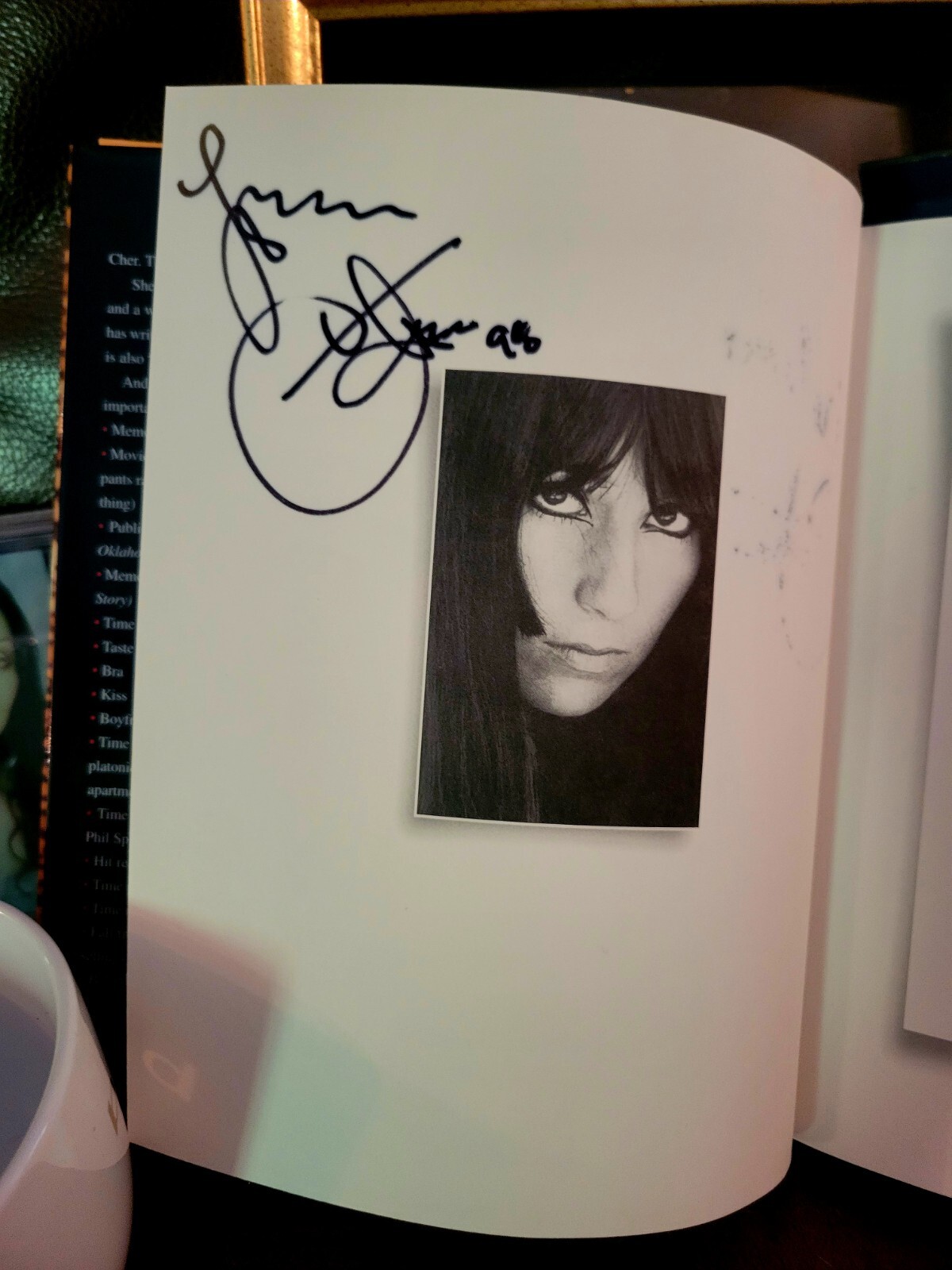 CHER 1998 Signed Book & CD Exclusive & Beanie Baby & Cup | eBay