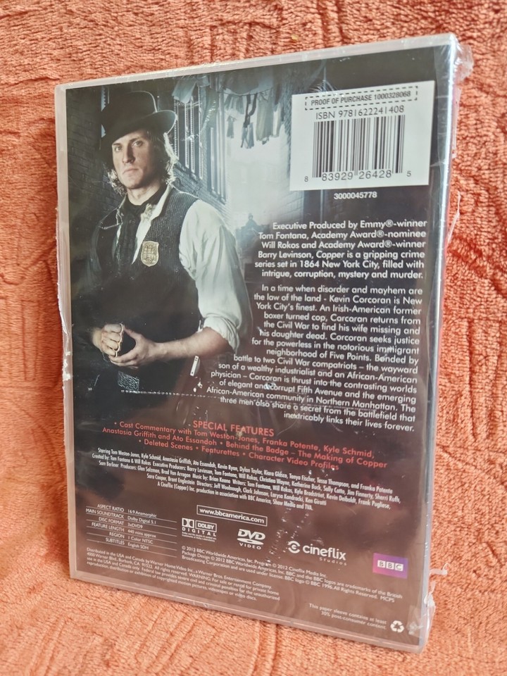 Copper: Season One (DVD, 2012, 3-Disc Set. BBC 883929264285| eBay