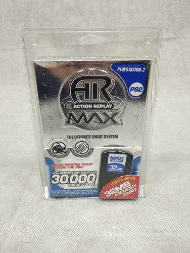 Action replay MAX blister rigide code cheat AR Neuf Sony Playstation 2 ...