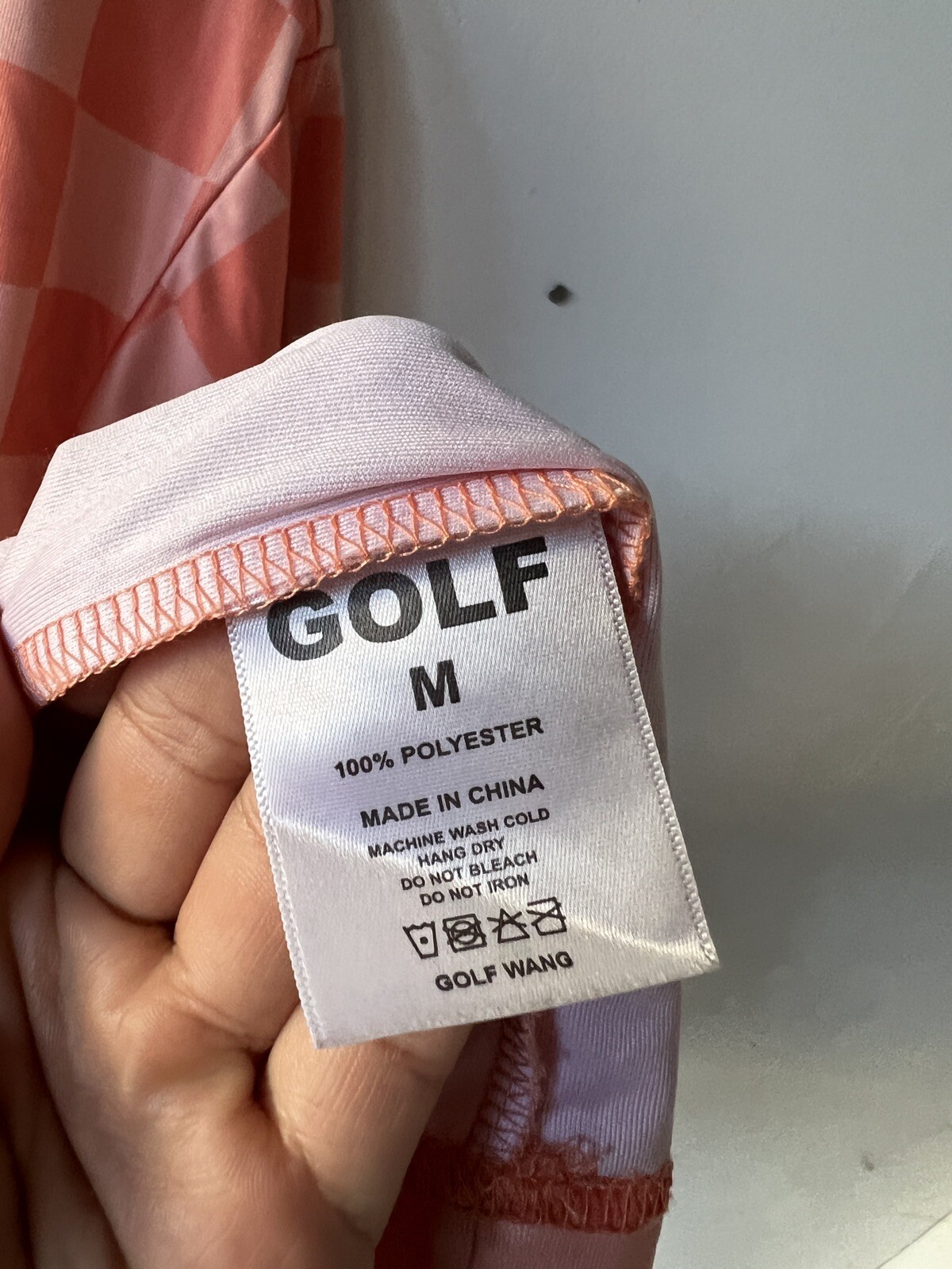 Tyler The Creator Golf Wang Checkered Polo Shirt Socc… - Gem