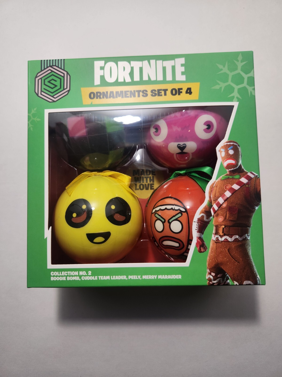 Fortnite Holiday Ornaments Set of 4 - Collection No. 1 (Boogie, Cuddle ...