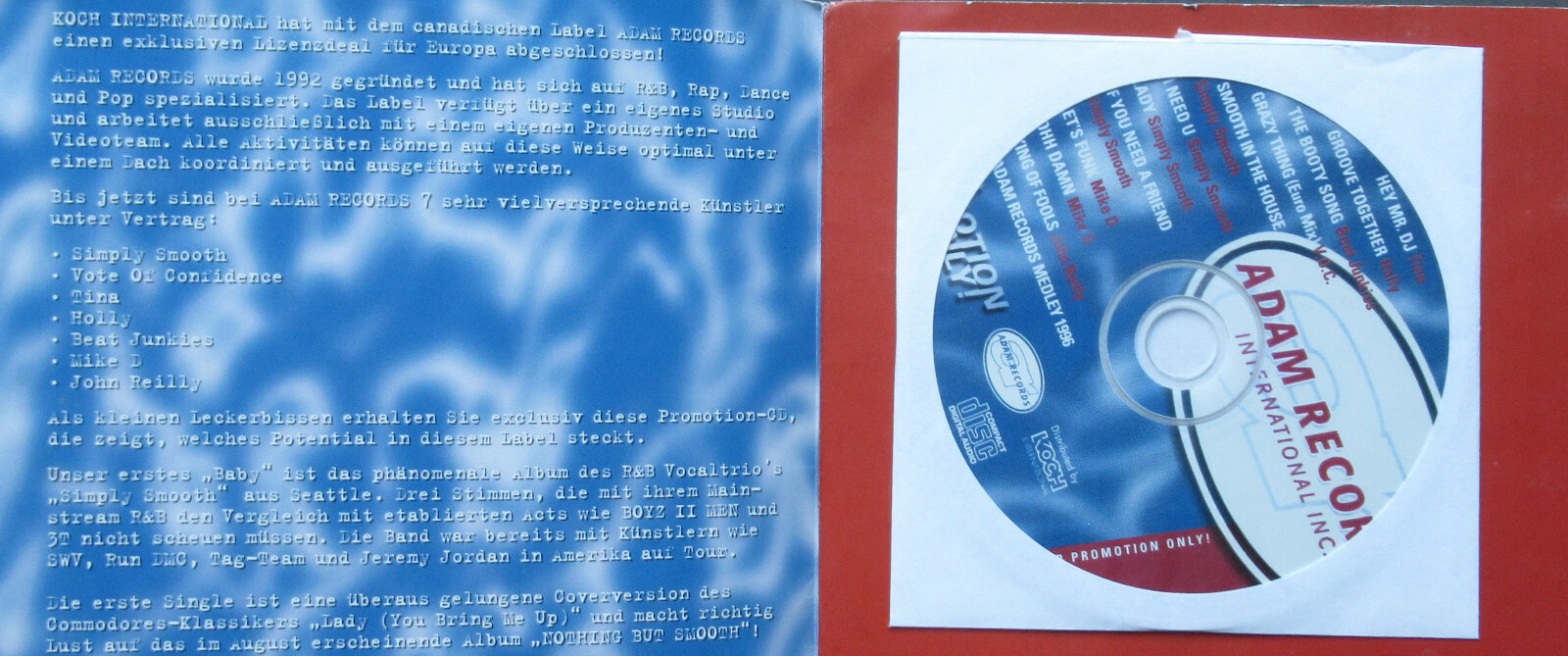 Adam Records - Promo Compilation - Various (CD) | eBay.de